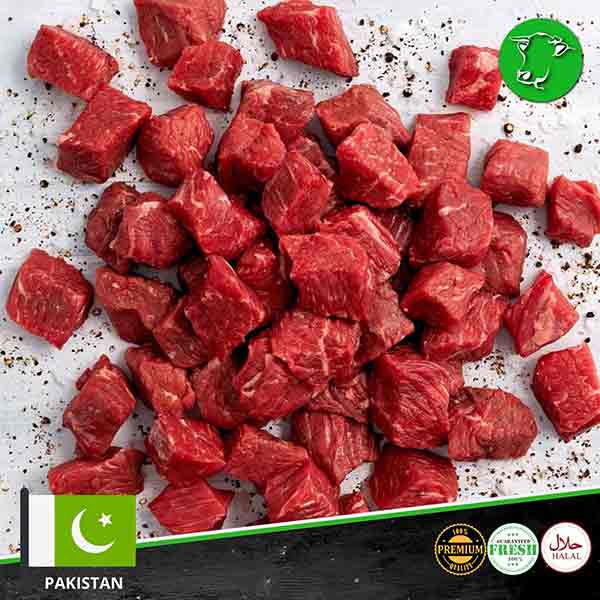 Beef Boneless Cubes 500 Grams – Meat On Click
