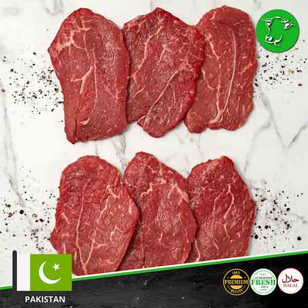 Beef Boneless Slices 500 Grams – Pasanda Cut - Meat On Click